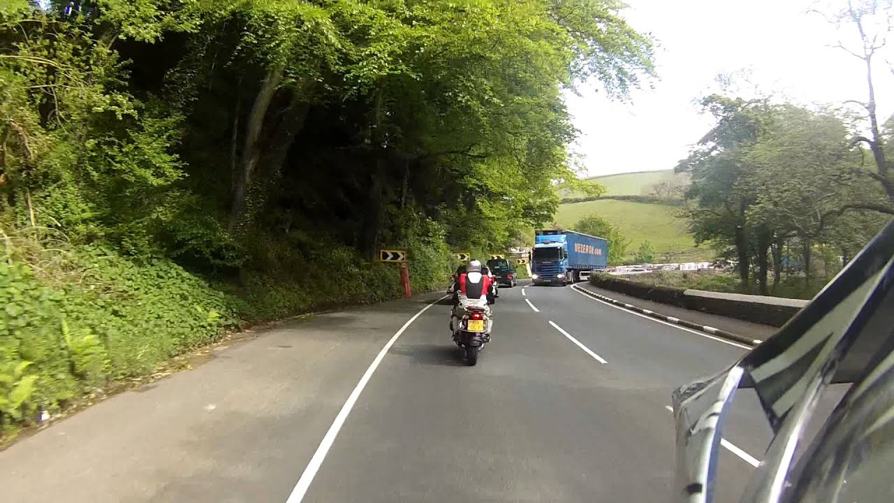 IOM TT Course - Union Mills to Ramsey - YouTube