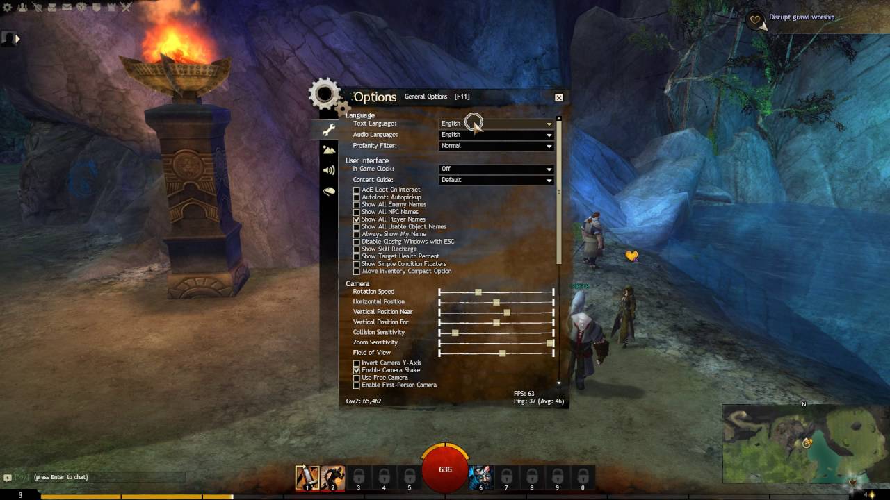 How To Change Text Language In Guild Wars 2 - YouTube