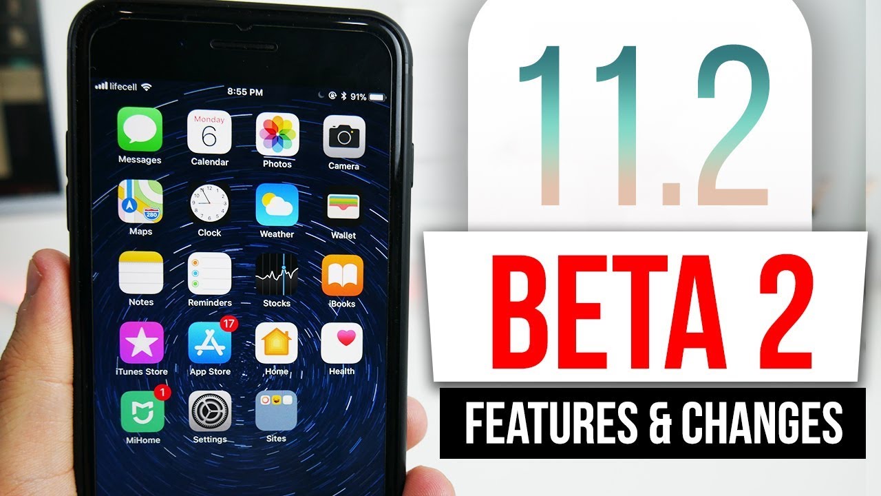 IOS 11.2 Beta 2 Released! Whats new? Changes and Features - YouTube