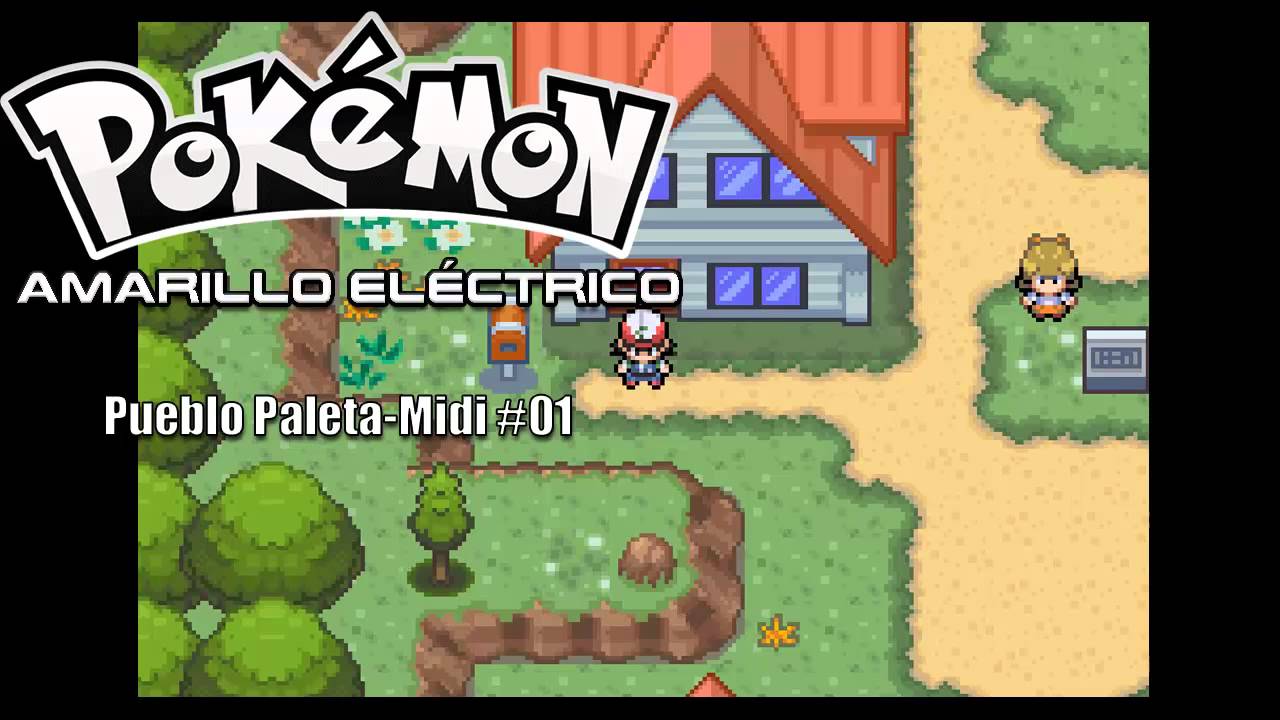 Pokémon Amarillo Eléctrico Midi-Pueblo Paleta - YouTube