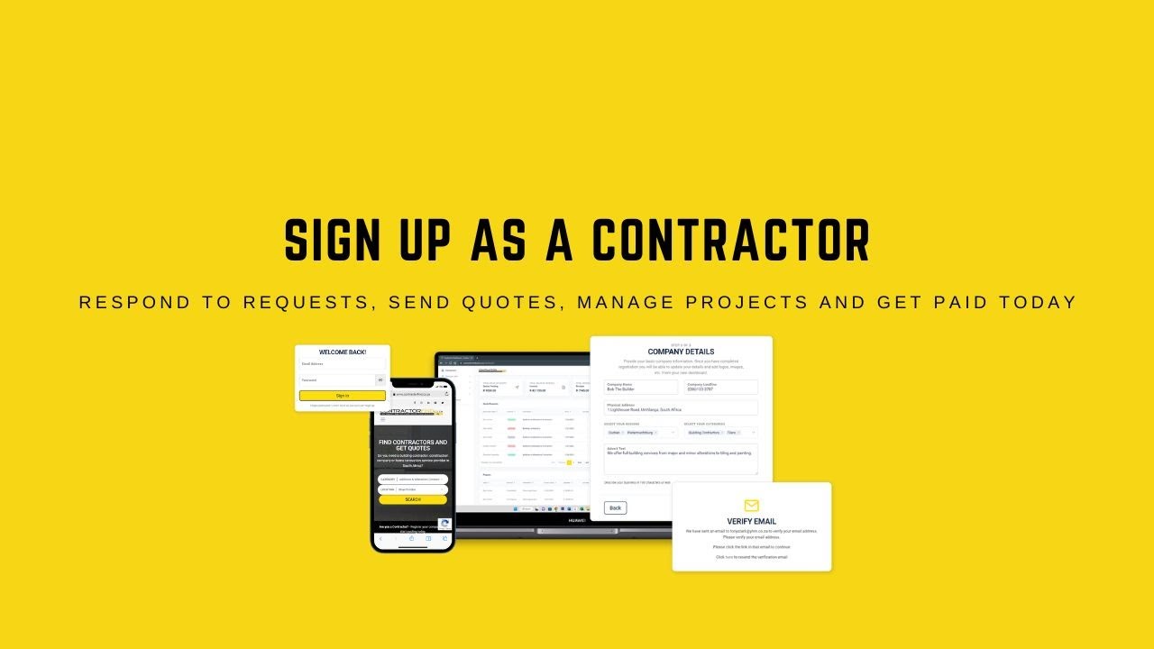 How to Sign Up as a Contractor - YouTube