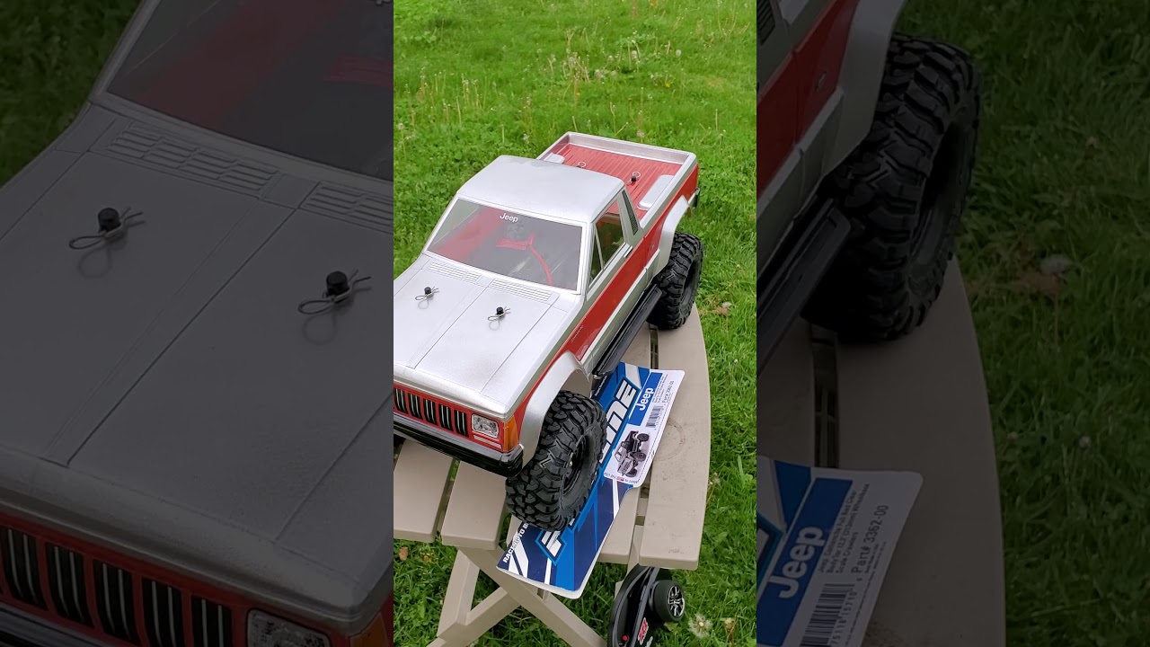Proline Jeep Comanche easiest aftermarket Body to put on a TRX-4 ...