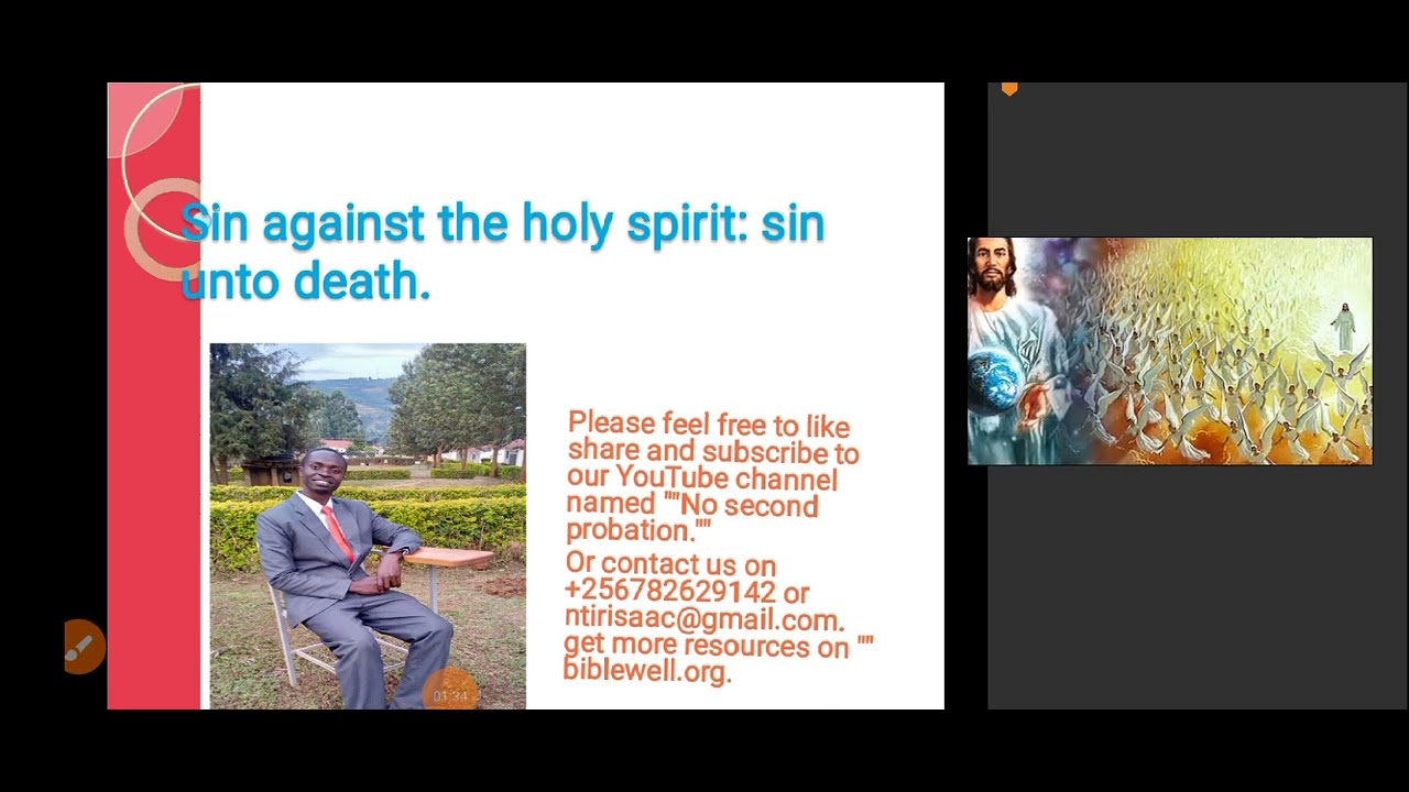 SIN AGAINST THE HOLY SPIRIT -SIN UNTO DEATH - YouTube