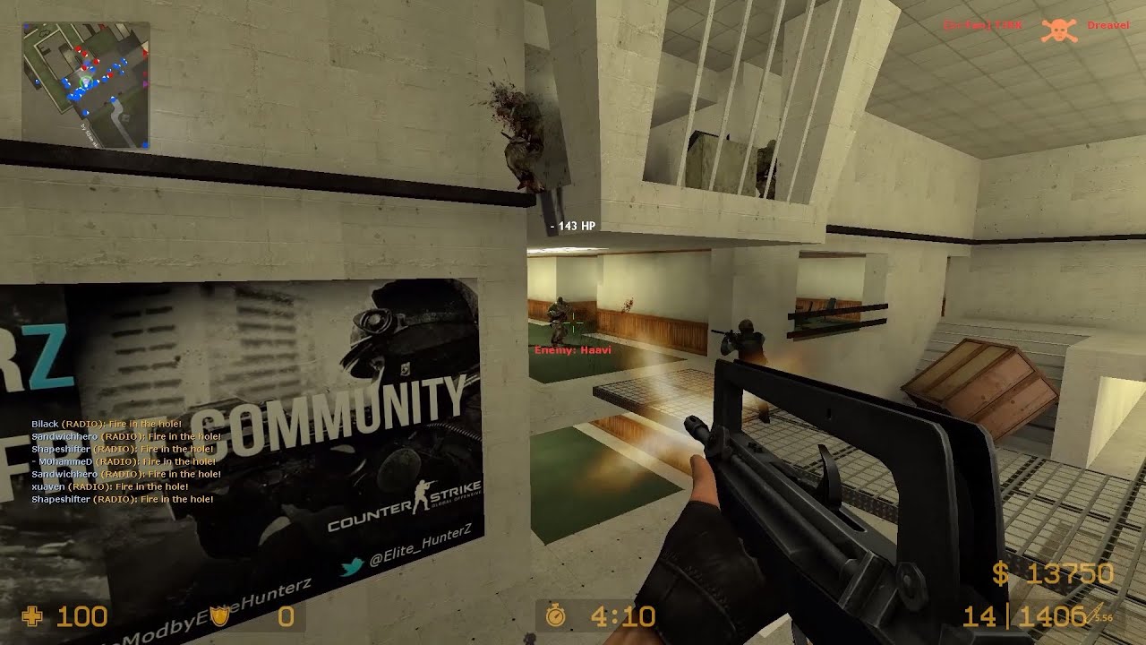 Office map in Counter-Strike: Source (CSS) - Zombies (224) - YouTube