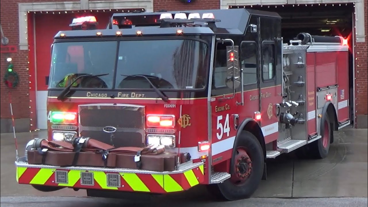 *BRAND NEW* Chicago Fire Department Engine 54 Responding - YouTube