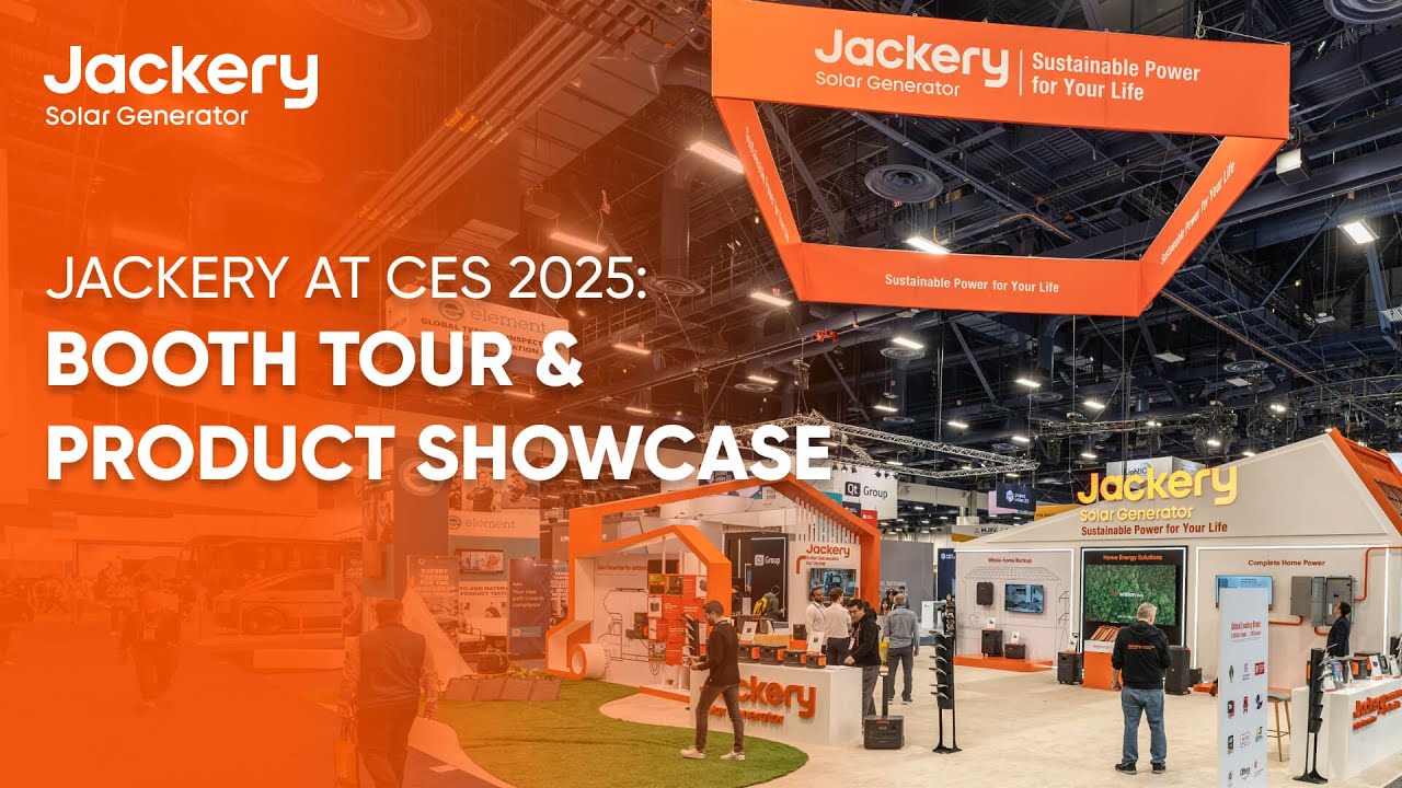 Jackery Booth Tour & Product Showcase | Jackery at CES 2025 - YouTube