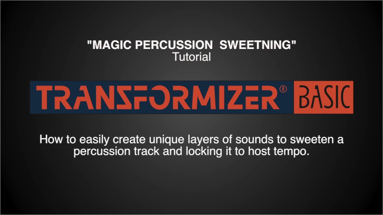 Transformizer BASIC "Sweet Beats" - YouTube