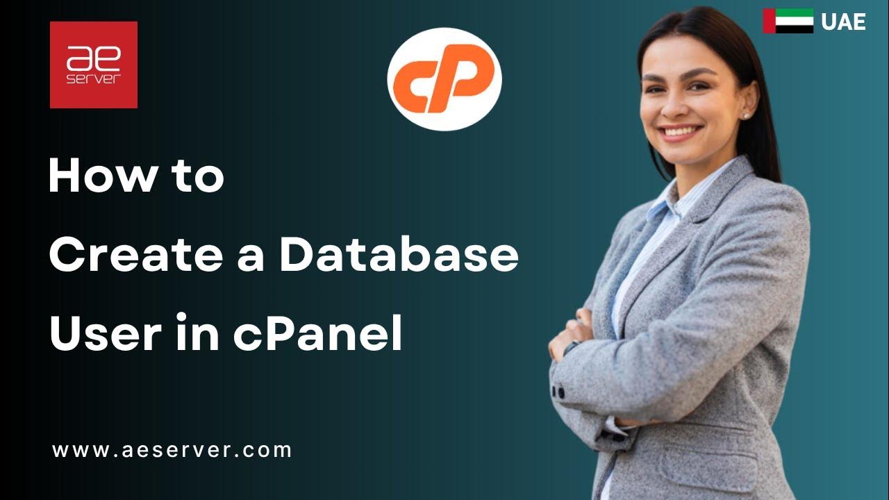 How to Create a Database Username in cPanel with AEserver - YouTube