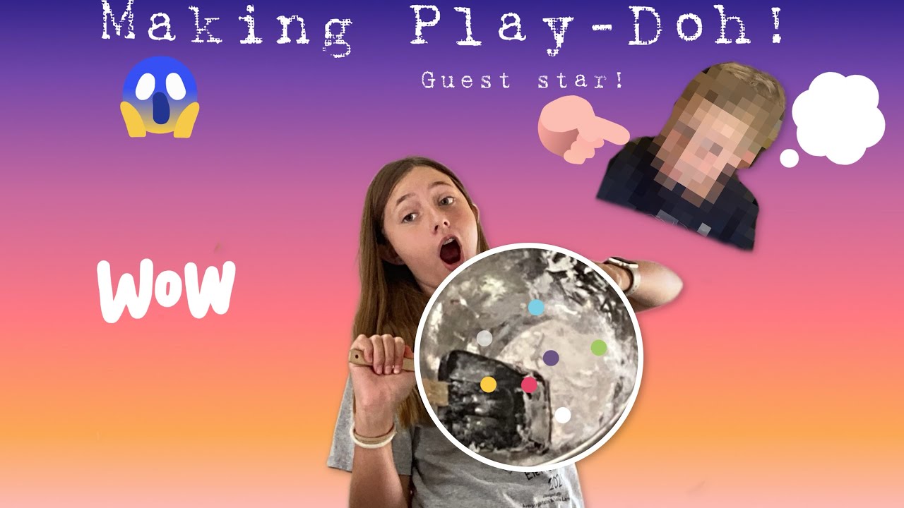 Making Play-Doh! #fun #playdoh - YouTube