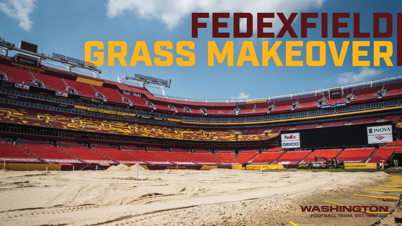Behind-the-Scenes of FedExField's 2021 Grass Surface Makeover ...