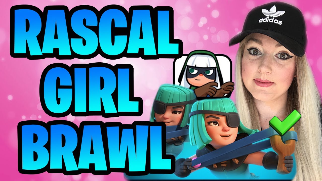 *NEW* RASCAL GIRL 9 wins BRAWL CHALLENGE & BANDIT EMOTE! CLASH ROYALE ...