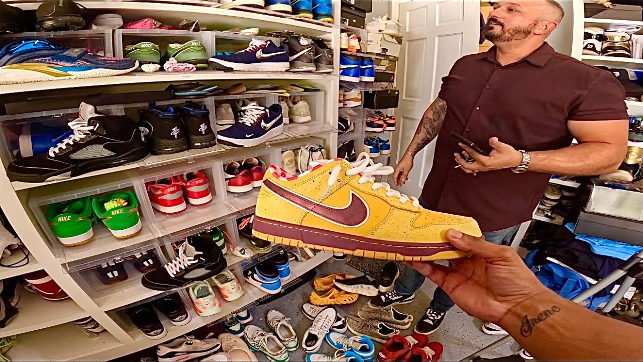 😳 Italian Restaurant Owner Has Insane $300,000 Sneaker Collection ...