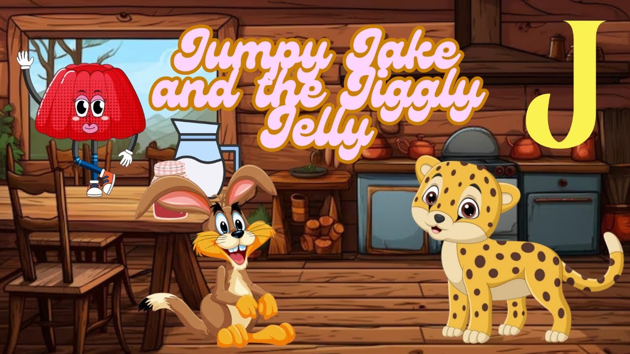 Jumpy Jake and the Jiggly Jelly, Animated Story on letter J - YouTube