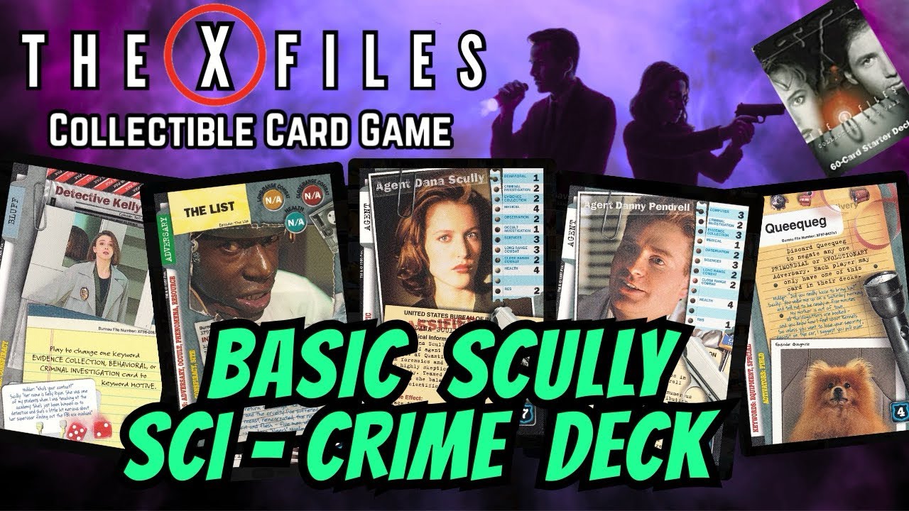 Basic Sample Deck for Beginners | The X-Files Collectible Card Game ...