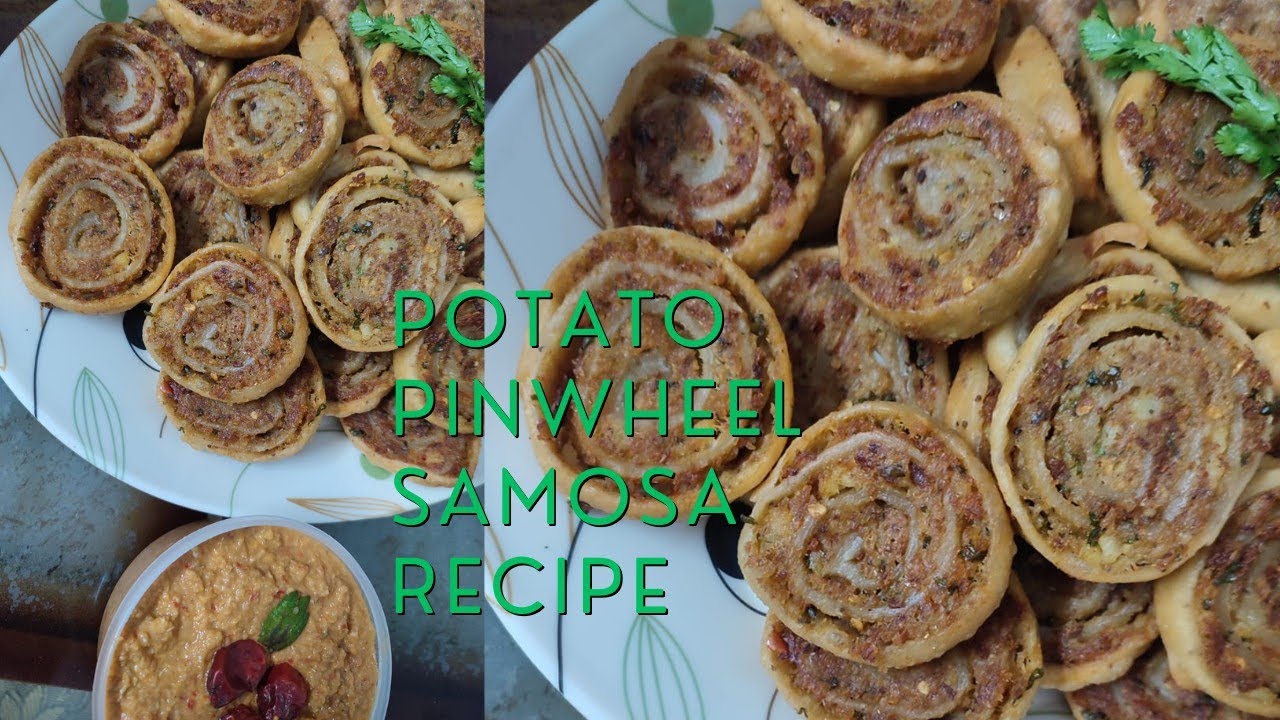 Potato Roll Samosa Recipe/Potato Pinwheel Samosa Recipe/Simple Recipe ...