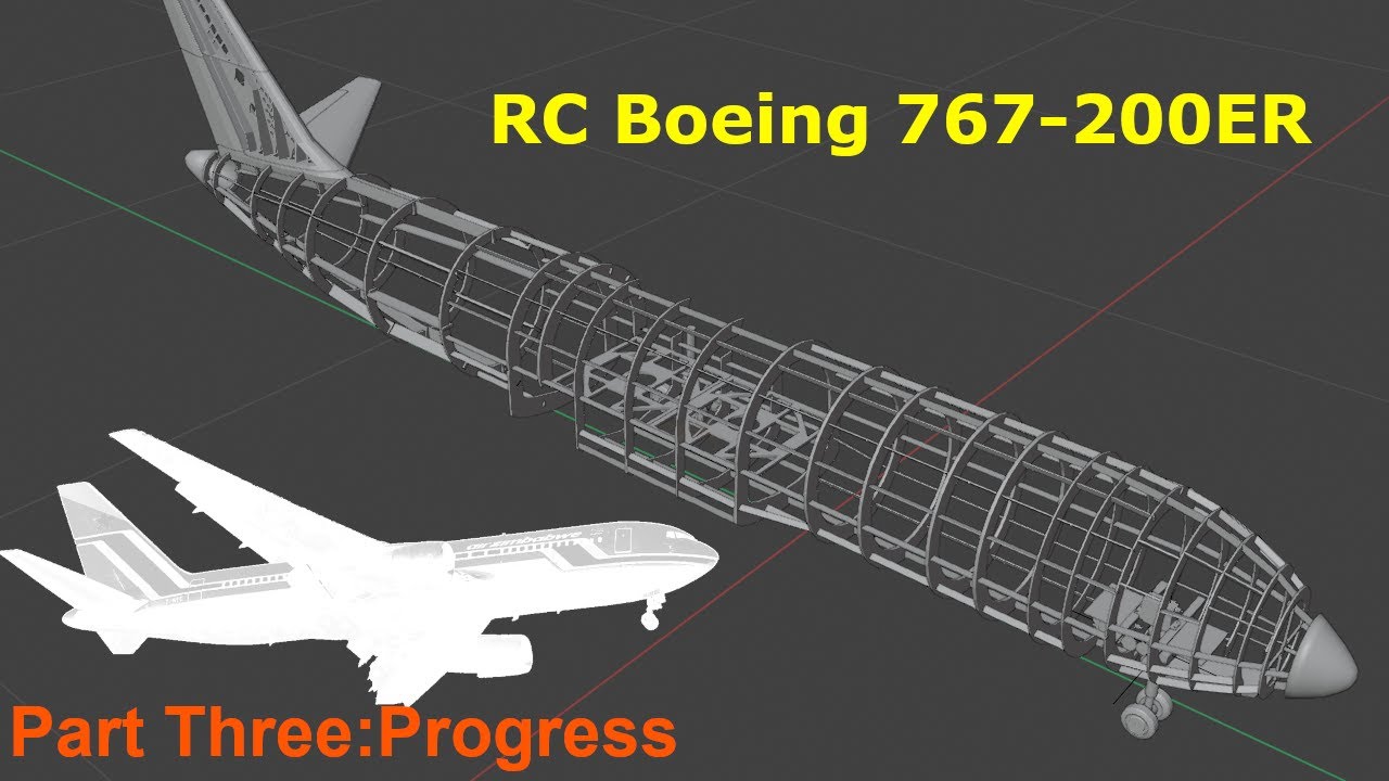 Building a scale Boeing 767 from Scratch|Progress Report Fuselage|Part ...