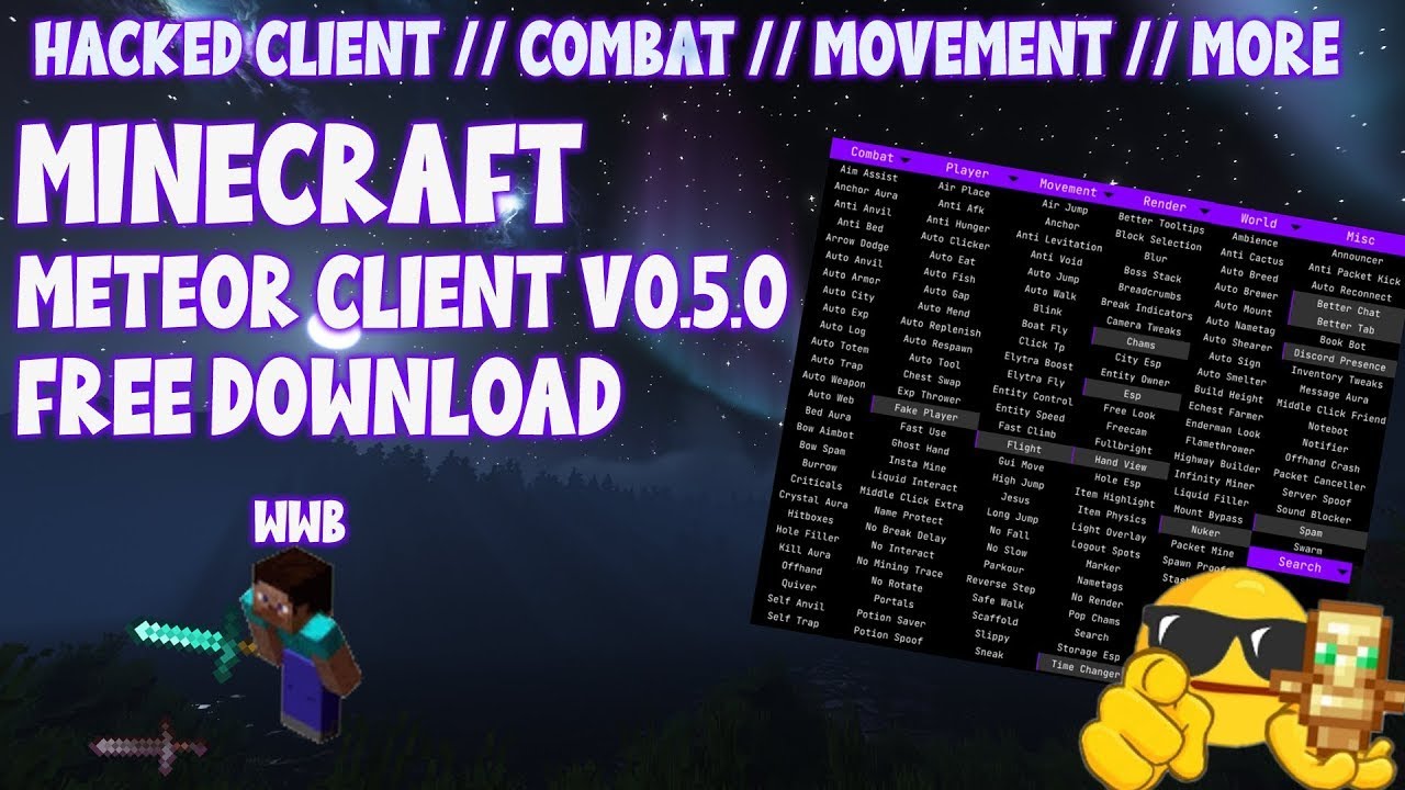 *Best* Minecraft Hacked Client 1.19 - YouTube