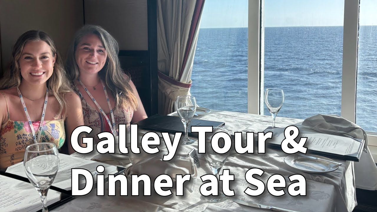 Princess Cruise Lines Galley Tour & Dining Experience || Behind the ...