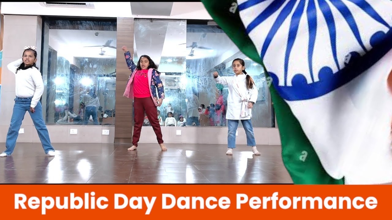 Republic Day Dance Performance💃 #dance #republic day #kidsdanceschool # ...