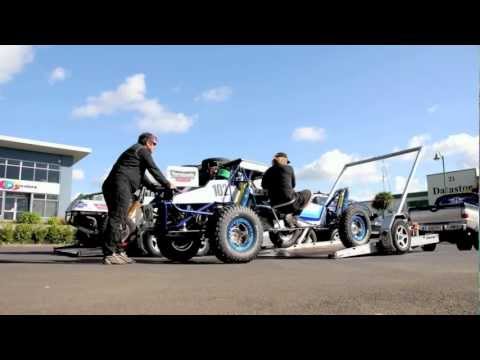 Hydraulic Lowering Trailer, early design of the Futura Trailer - YouTube