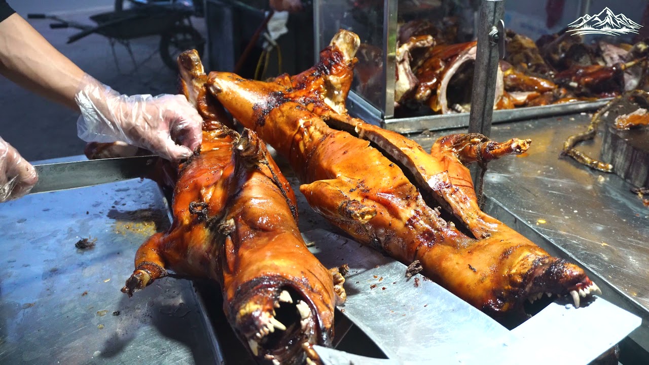 At the end of the month, we invite each other to roast dog meat - we ...