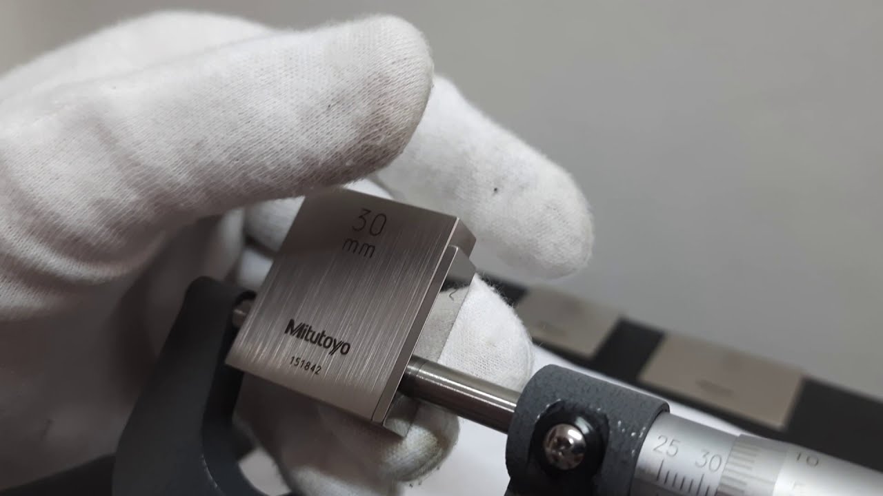 Prueba de linealidad Tornillo Micrométrico - YouTube