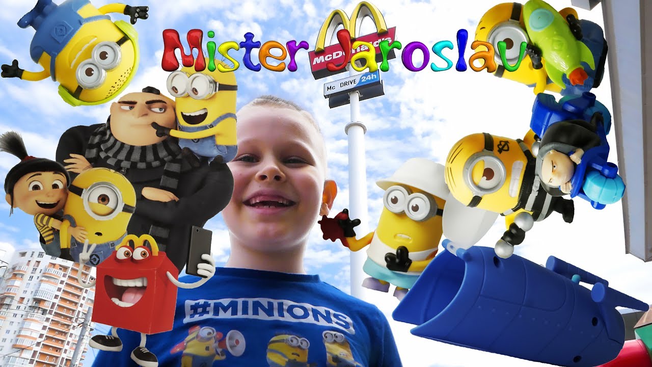 Despicable Me 3 Minions 2017 McDonald's Happy Meal Toys - YouTube