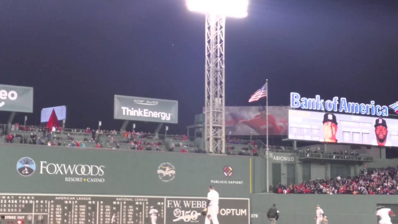 Big Papi...home run vs. The Yankees...front row. - YouTube