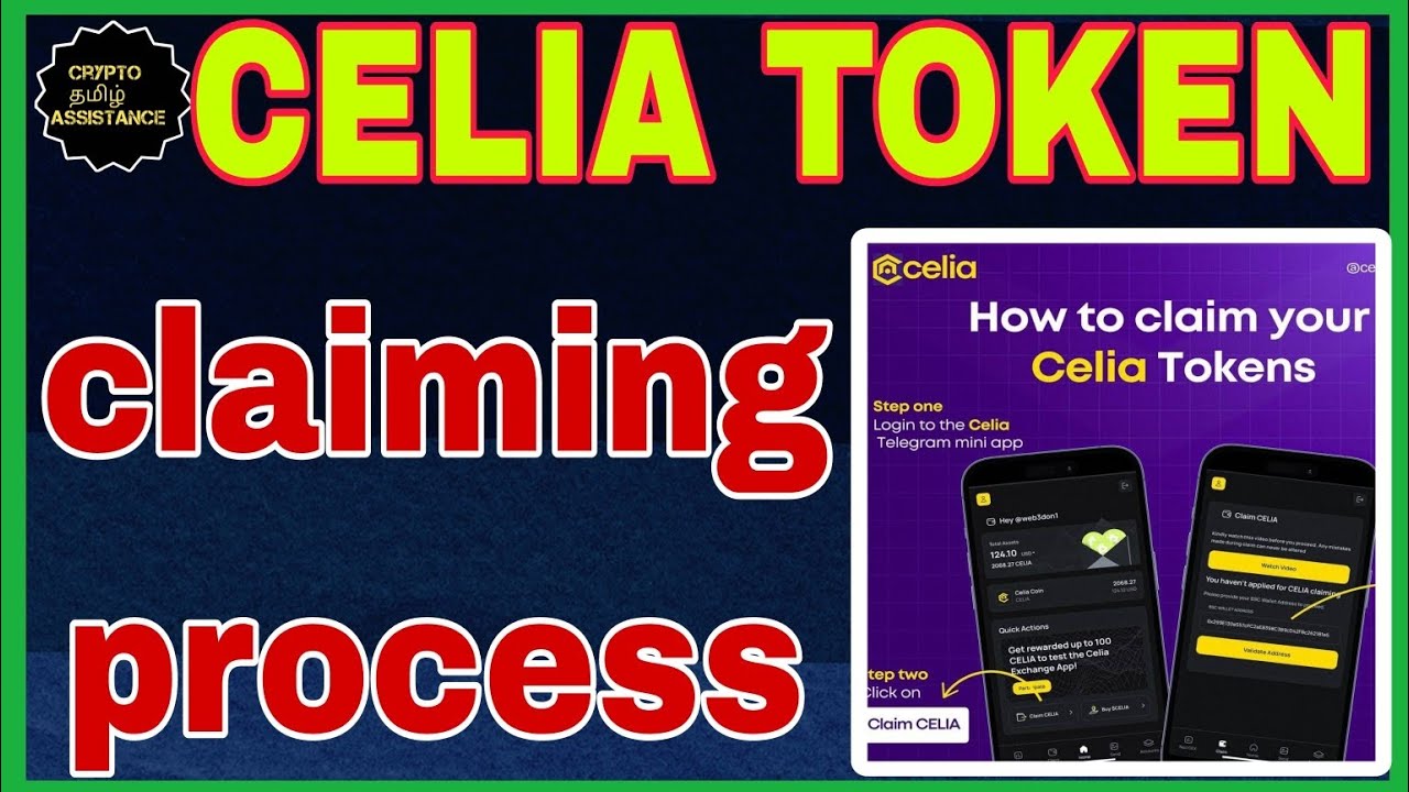 CELIA token claiming Process & BLESS new mining like grass @cryptotamilassistance #celia #grass ...