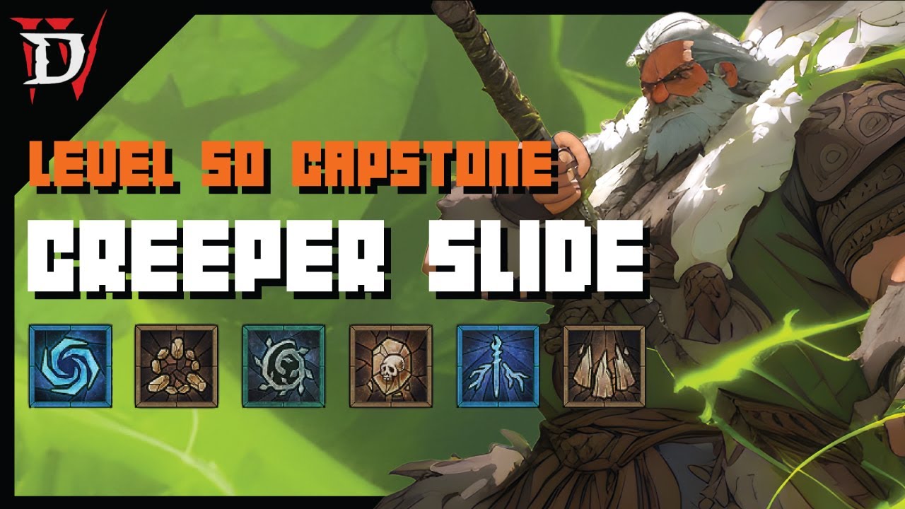 Poison CREEPER LANDSLIDE for LVL 50 CAPSTONE | Season 1 Leveling Build | Diablo 4 - YouTube