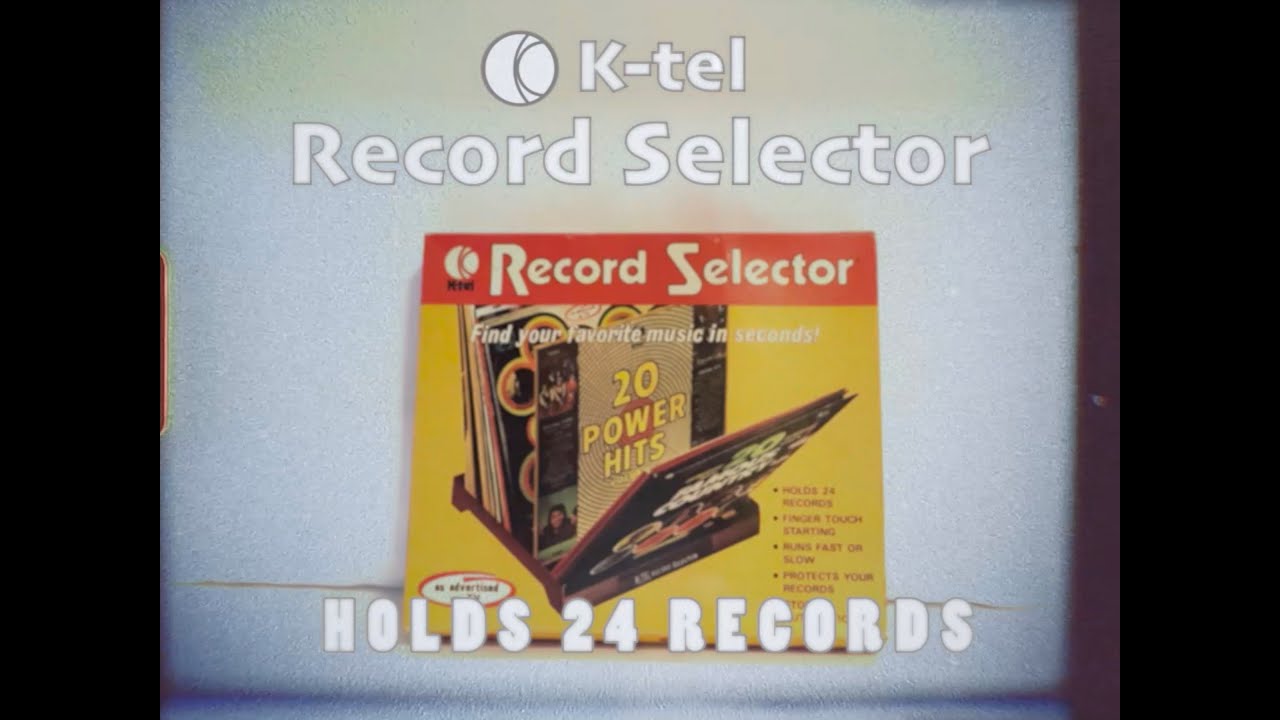 K-tel Record Selector TV Commercial Remake - YouTube