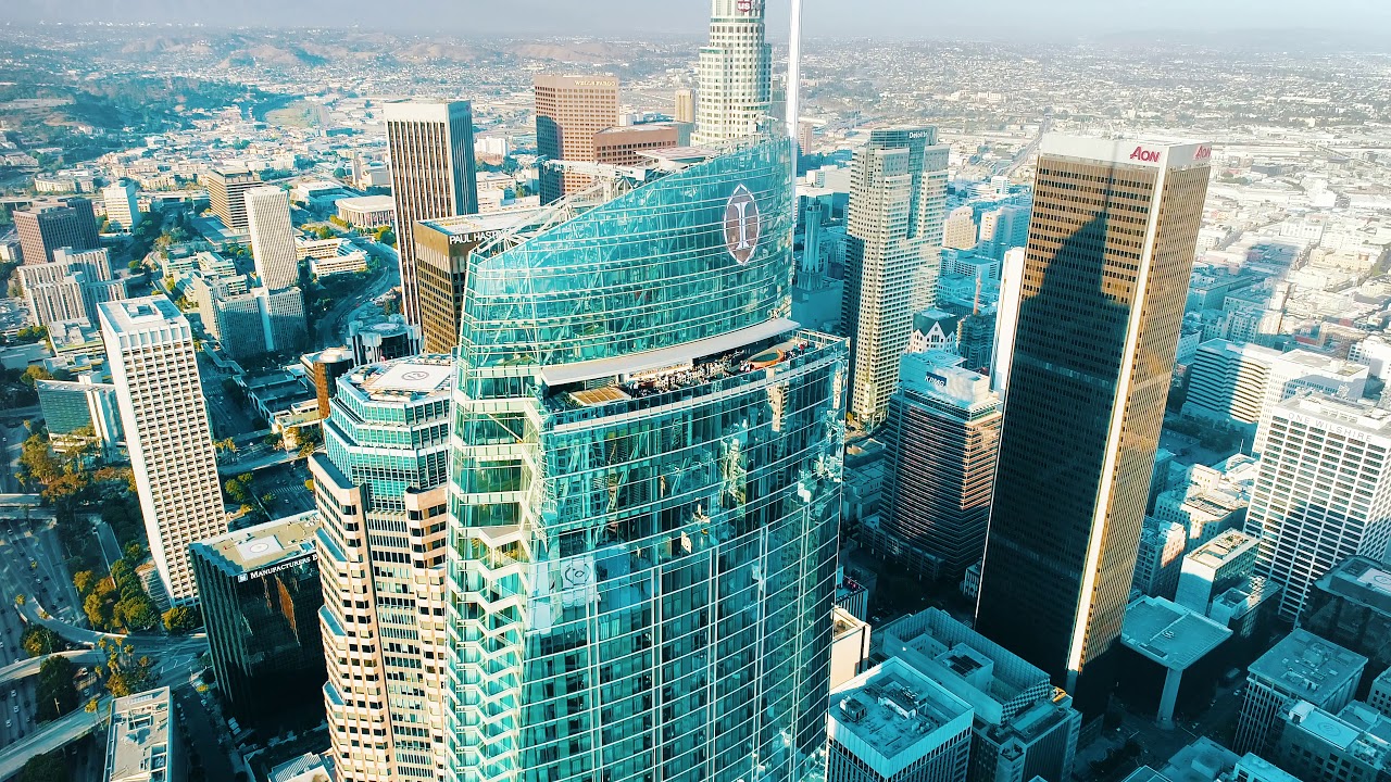 Gorgeous Downtown Los Angeles Buildings in 4K - YouTube