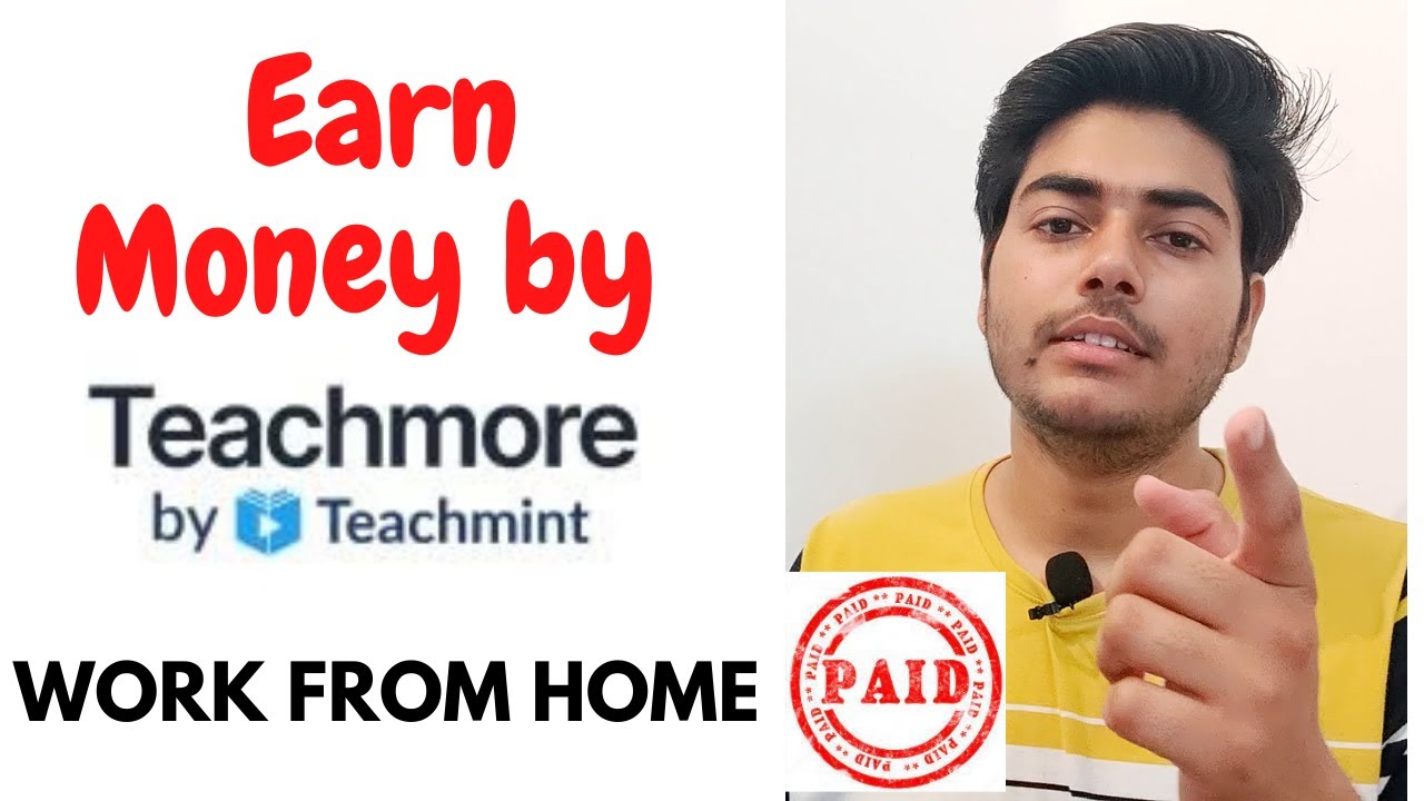 Earn Money by TeachMore || Work From Home|| #cheggalternate - YouTube
