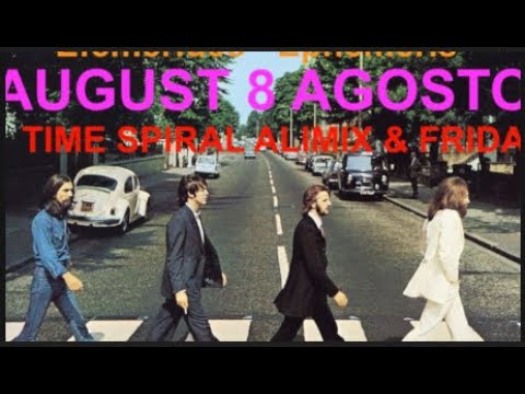 8 Agosto ACTUALIZADO 2022, Espiral del Tiempo de Alimix y Frida, Efemérides Musicalizadas. Ephemeris