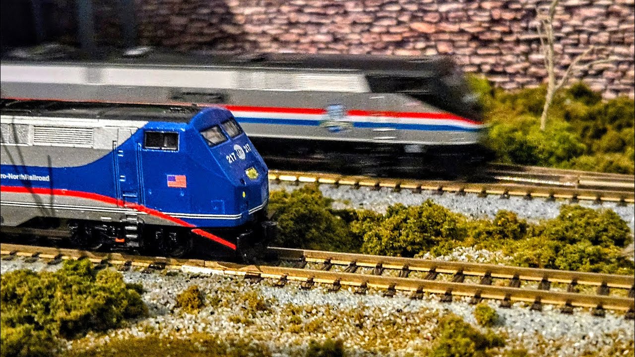 MTA Metro-North w/ Amtrak Empire Service Double ended Genni's. N scale ...