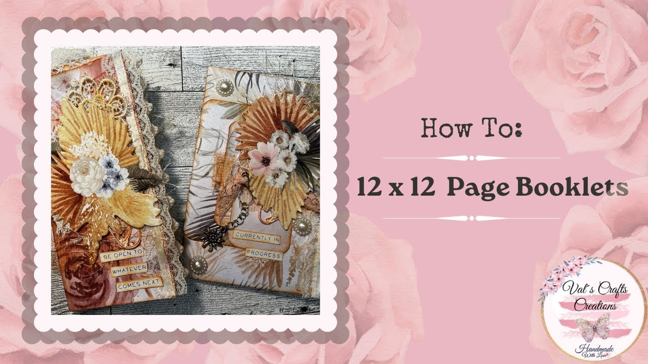 Creating Booklets using 12 x 12 Papers and My New Digi kit ☺️ Part 1 ...