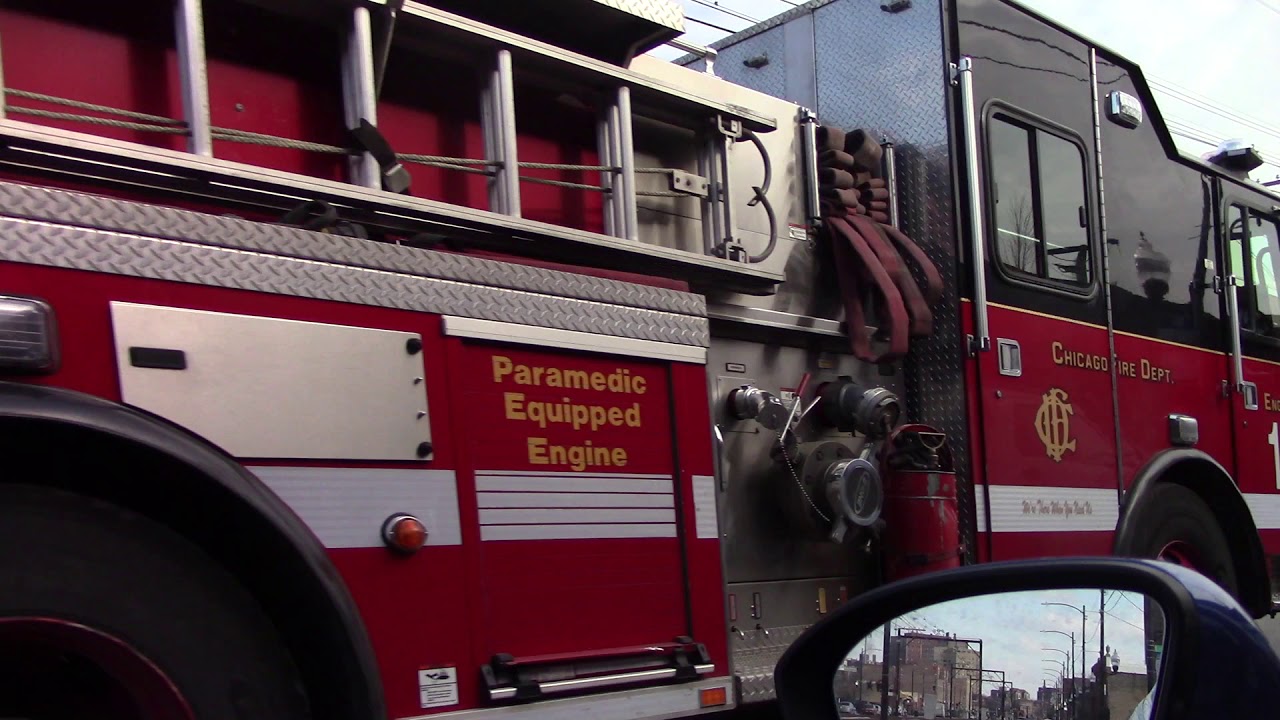 Chicago Fire Department Engine 126 SB on Exchange Ave. - YouTube