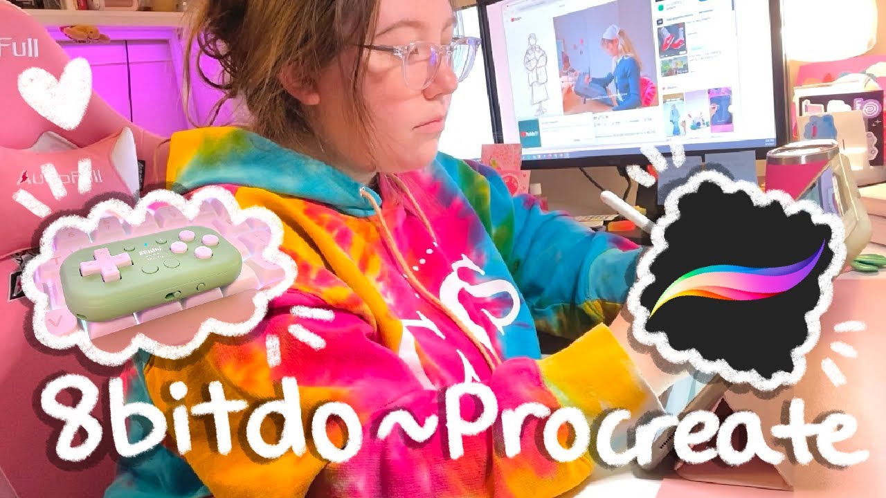 How I use 8bitdo Micro with Procreate! | Tutorial - YouTube