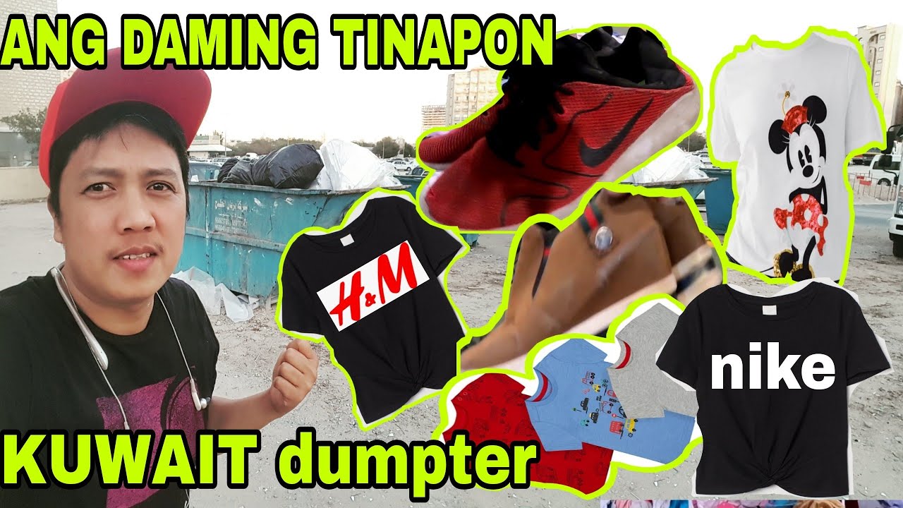 EPS-189 DUMPSTER diving ang dami nakuha damit, nike shoes,at gucci at ...