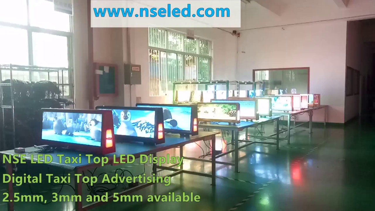 NSE LED P5 Taxi/Car Top LED Display in Iraq - YouTube