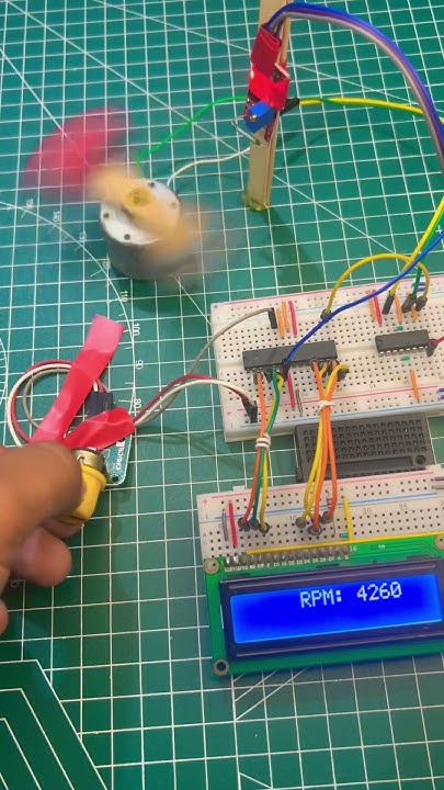 Real-Time Motor RPM Display using Reed Sensor & PWM | Electronics ...