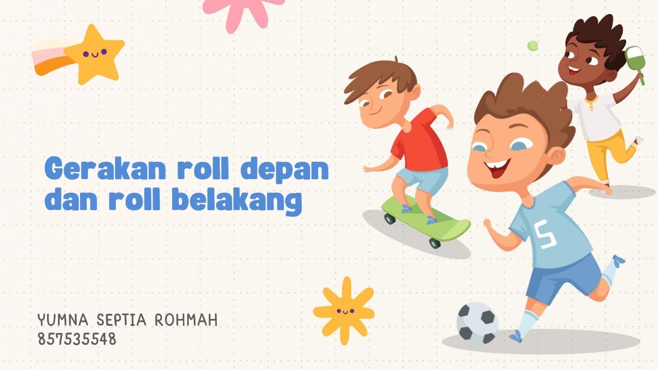 GERAKAN ROLL DEPAN BELAKANG DAN TEKNIK BULU TANGKIS, BOLA VOLI - YouTube