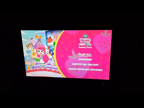 Strawberry Shortcake: Berry in the Big City Season 3 DVD Menu Walkthrough