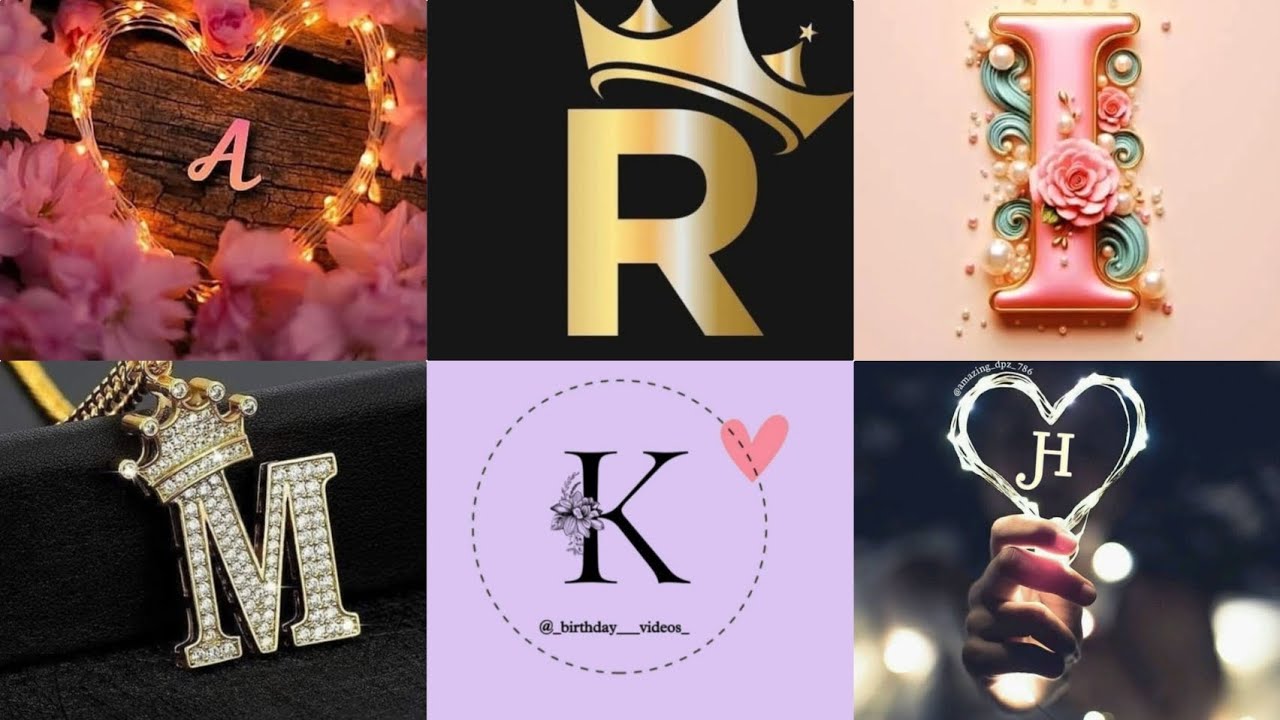 ️Alphabetic dpz for whatsapp ️ || Dp pics || Name dpz || Stylish dpz # ...