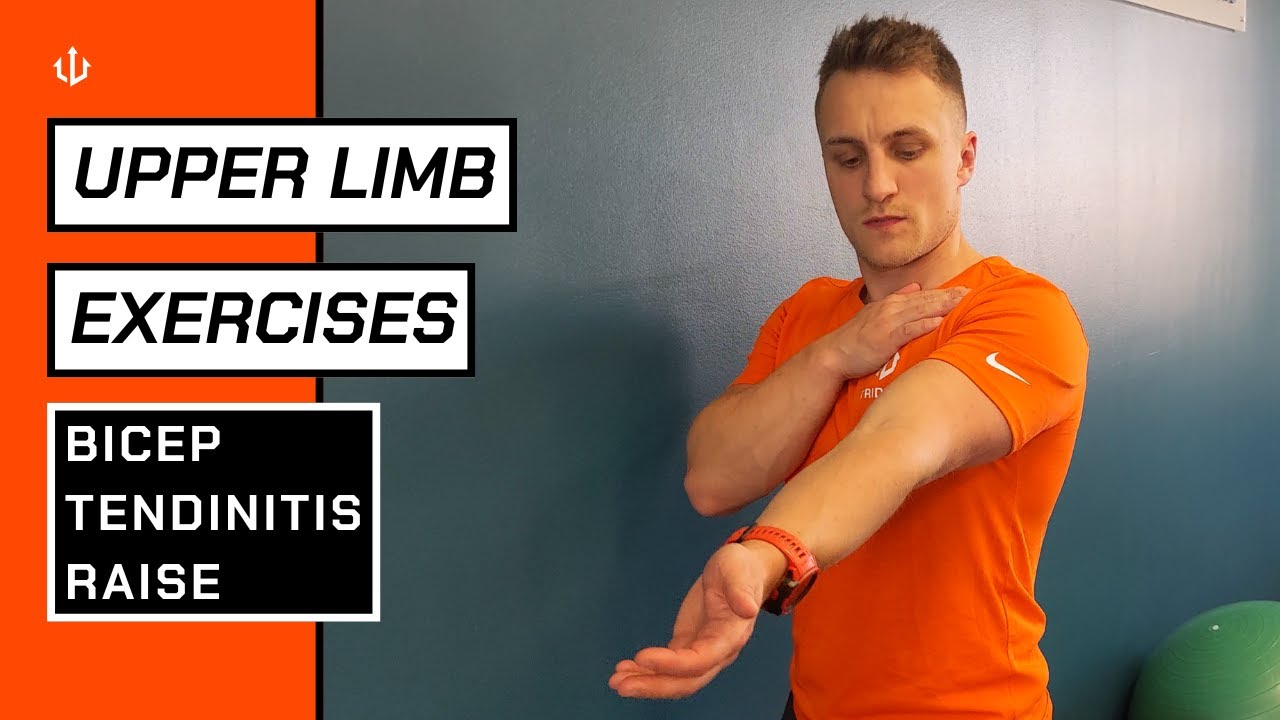 Iso Bicep Tendon Raise // Bicep Tendinitis / Shoulder Pain Exercise ...