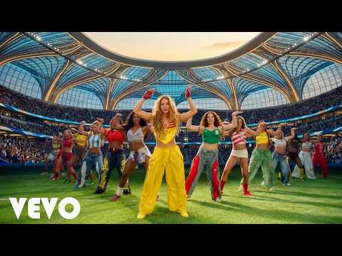 New Official FIFA World Cup Song 2026 🔥 Shakira ft. Pitbull Waka Waka Performance Full 4K UHD