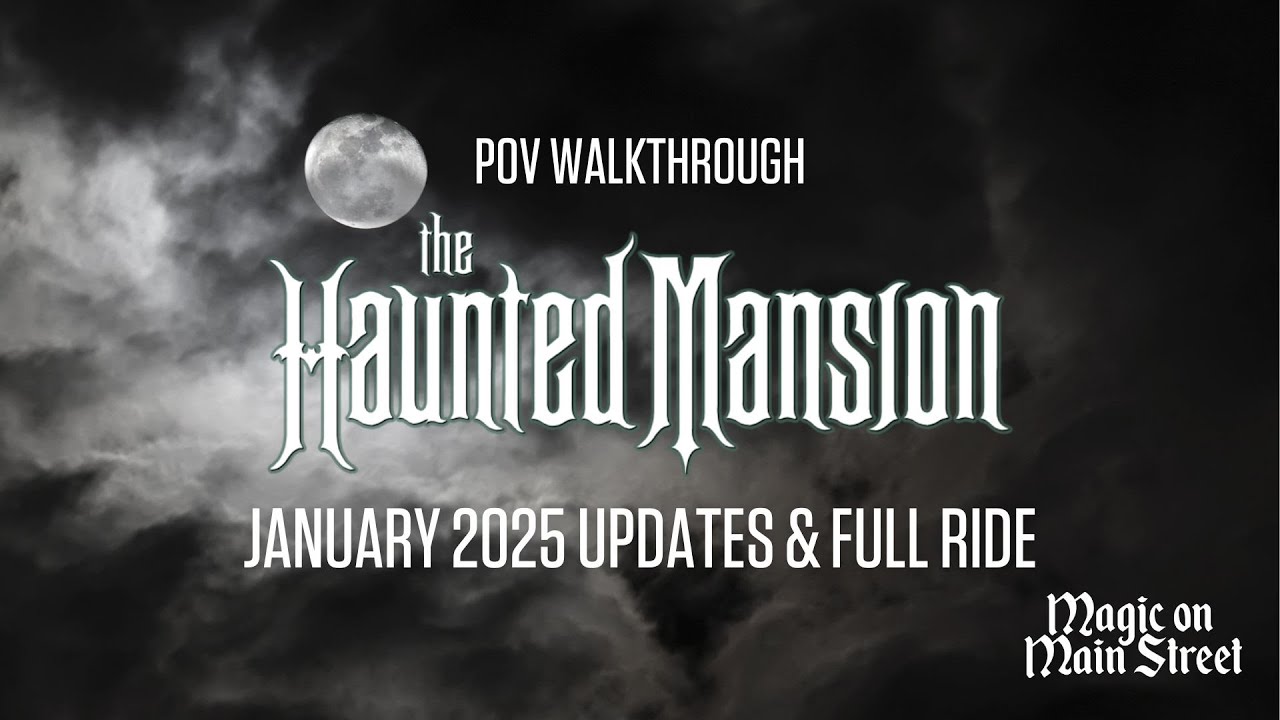 POV Haunted Mansion Walkthrough | January 2025 Updates & FULL Ride ...