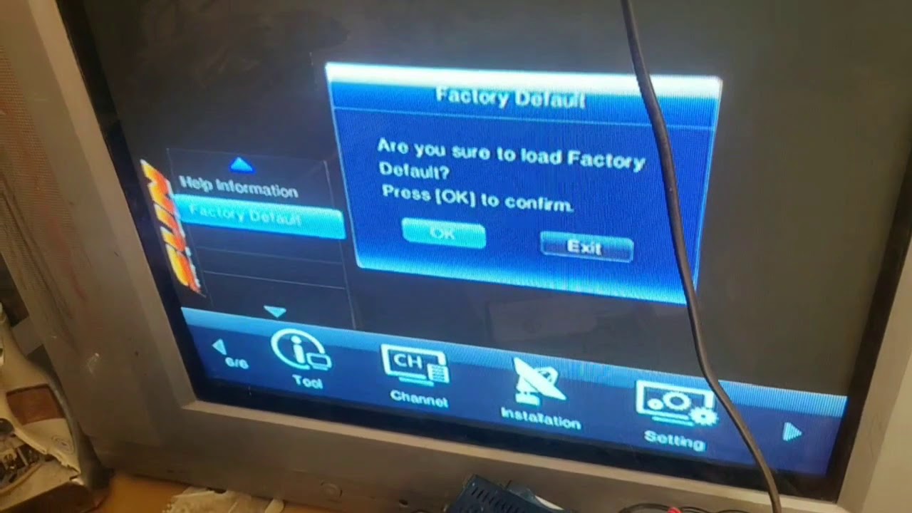 Sun direct no signal resetting with factory default - YouTube