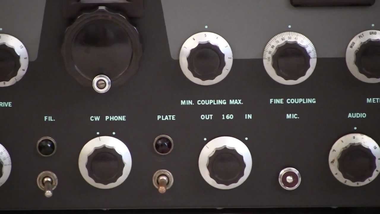Johnson Viking II Transmitter - YouTube