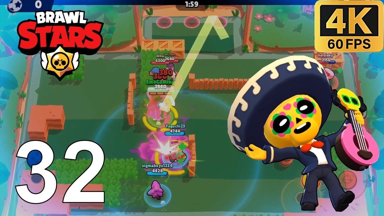 Brawl Stars - Walkthrough Gameplay Part 32 - Poco in Brawl Ball - YouTube